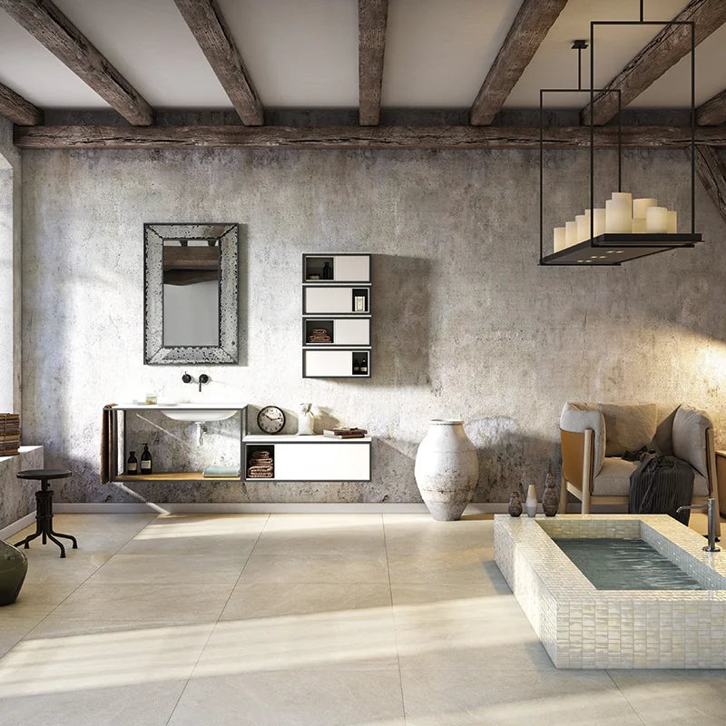 Nordic Stone Sand - Gres Porcellanato Effetto Pietra Naturale 80x80 ...